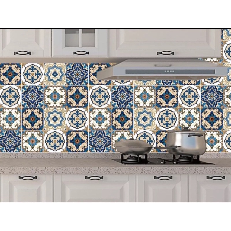 Jual TEGEL LANTAI WARNA LENGKAP TAHAN MINYAK DAN AIR 60CM X 5 METER ...