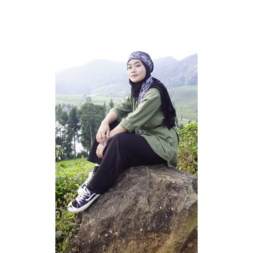 Jual Janari Ethnic - Ikat Kepala Tenun Etnik Motif Garis Putih | Shopee ...