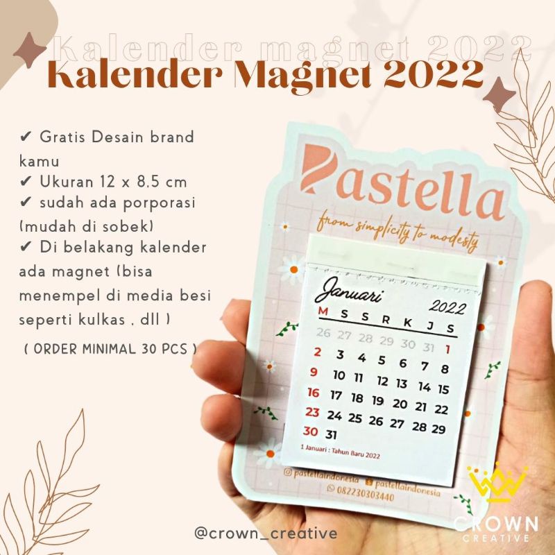Jual KALENDER MAGNET CUSTOM | Shopee Indonesia