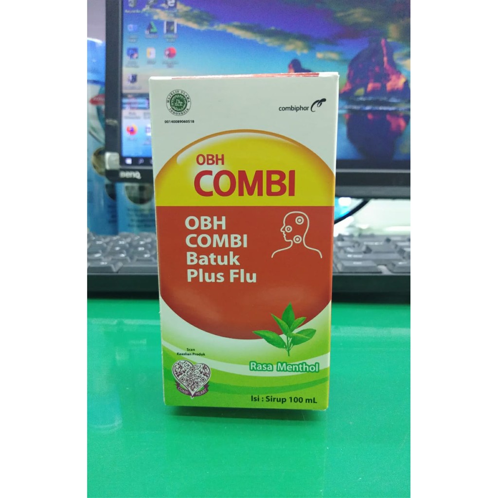 Jual OBH COMBI BATUK PLUS FLU SIRUP RASA MENTHOL ISI 100 ml | Shopee ...
