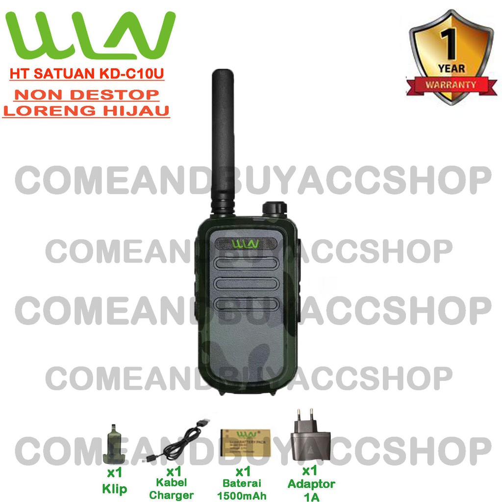 Jual HT SATUAN WLN Two-Way Radio-KD-C10 -LORENG TanpaDekstop ...