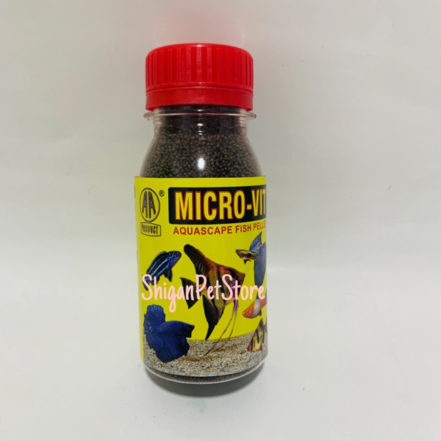 Jual Pelet MICRO VIT - Pakan Aquascape Fish ( Small Fish ) MICROVIT ...