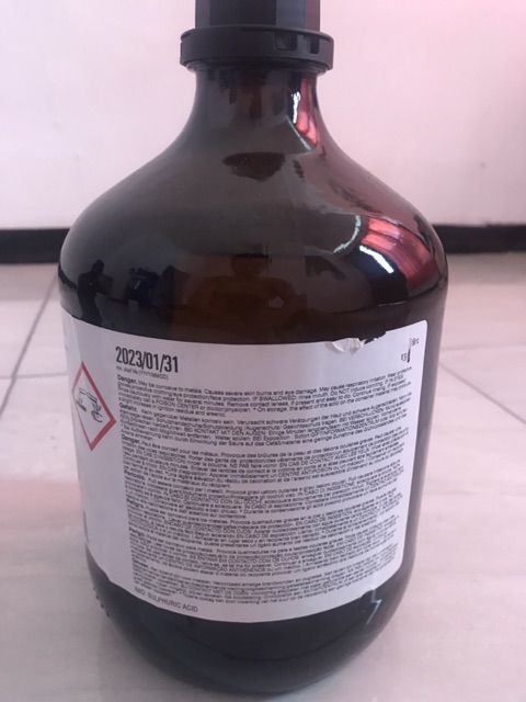 Jual Sulfuric Acid/Asam Sulfaf/H2SO4 Merck Pro Analis 2,5 Liter ...