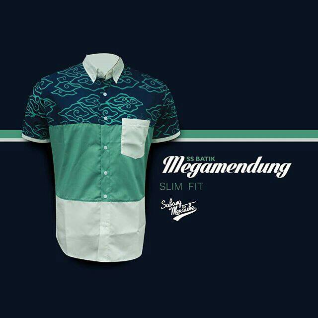 Jual KEMEJA BATIK MEGAMENDUNG - SABANG TO MERAUKE | Shopee Indonesia