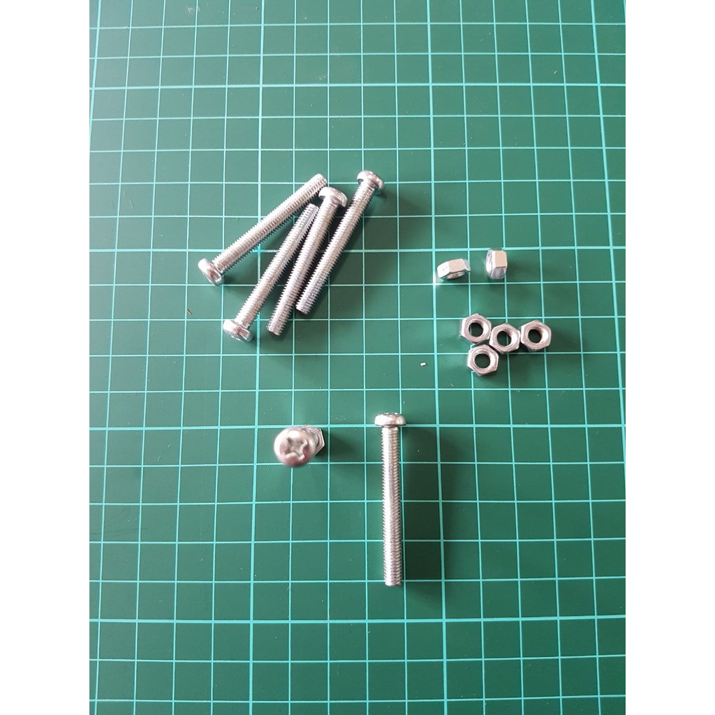 Jual Baut JP Kepala Obeng Plus Ukuran 5 mm x 40 mm | Shopee Indonesia