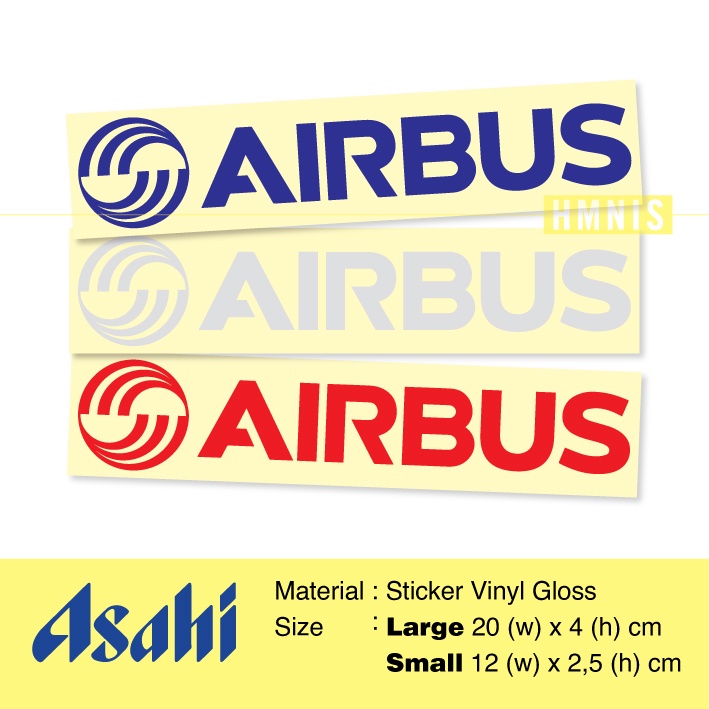 Jual Sticker Airbus, Sticker Airbus Logo, Sticker Cutting Scothlite ...