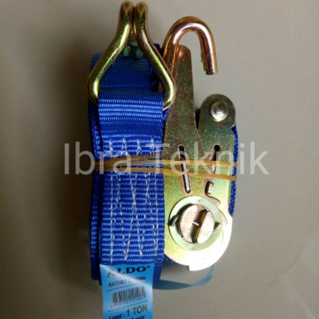 Jual Tali Pengikat Muatan Tali Motor TrackBelt Rachet Lashing 6 meter ...