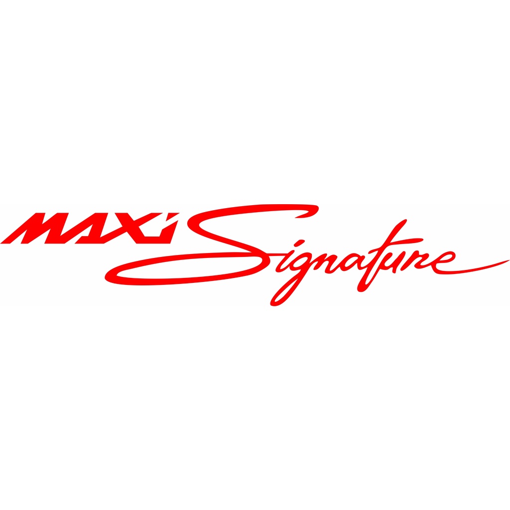 Jual Stiker cutting logo Maxi Signature, cutting sticker Maxi Signature ...