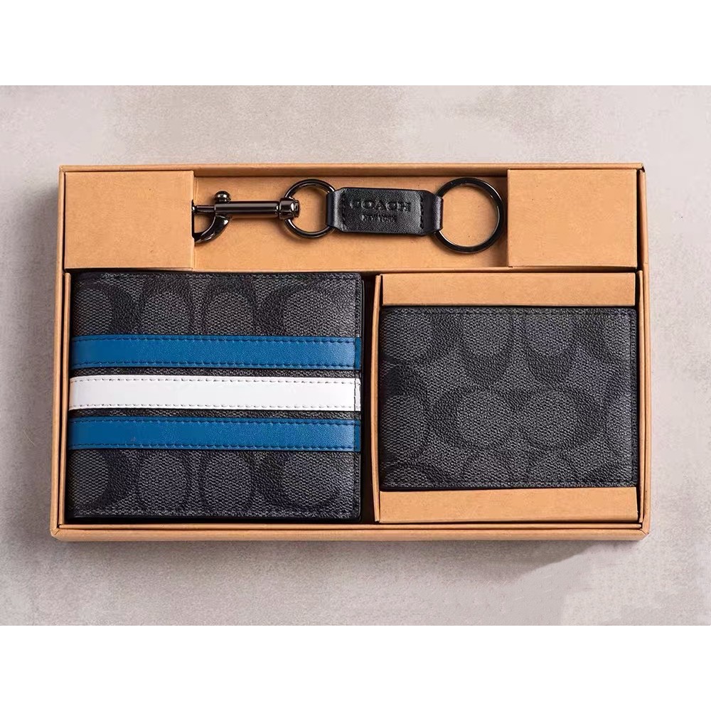 Jual Coach Dompet Pria Men Wallet Dompet Lipat Pria Fullset ORIGINAL ...
