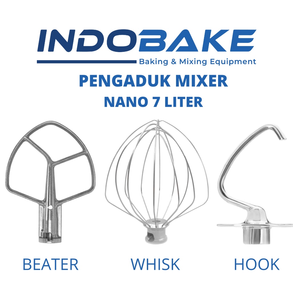 Jual Baker's Friend Nano - Pengaduk Planetary Mixer Beater Whisk Hook ...