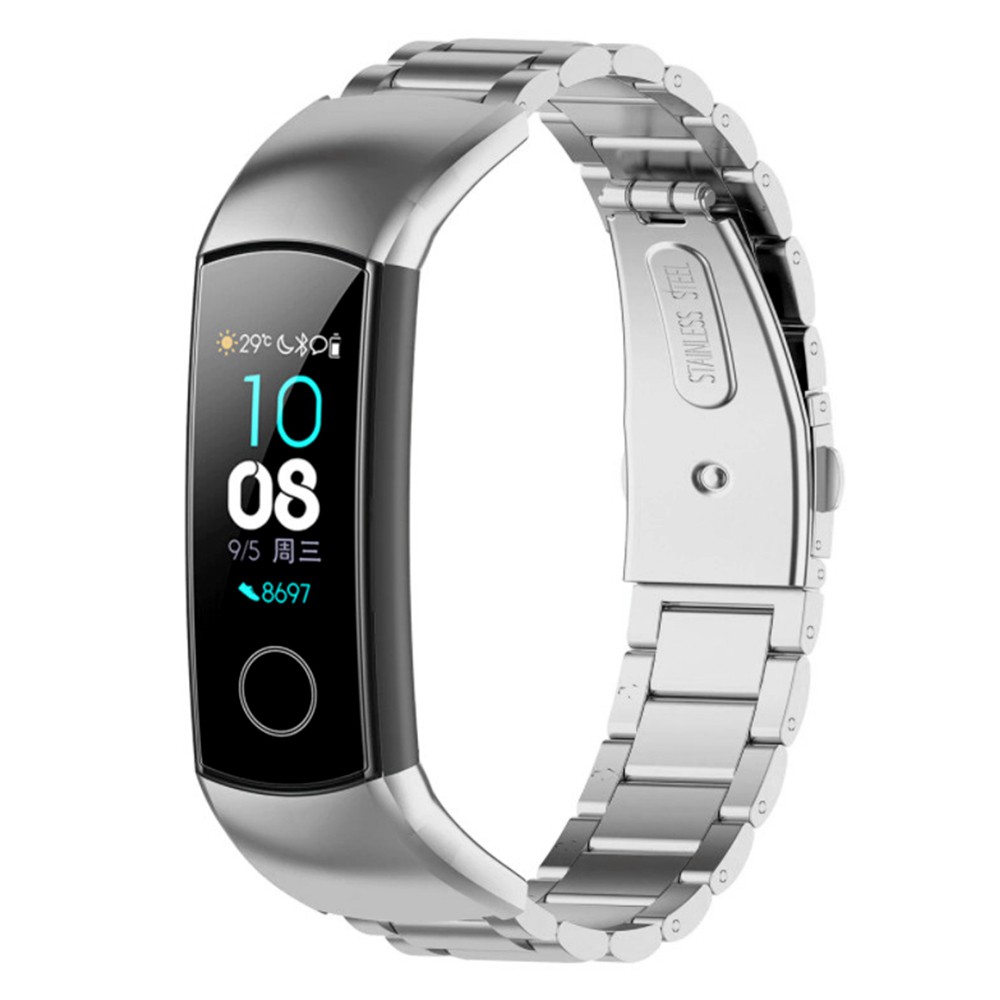 Jual MIJOBS Honor Band 5 / 4 Metal Stainless Steel Strap for Huawei ...