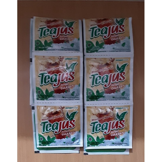 Jual MINUMAN SERBUK TEAJUS GULA BATU 10 PCS X 7 GRAM | Shopee Indonesia