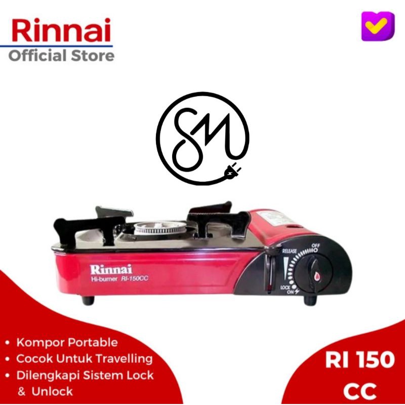 Jual Kompor portable rinnai RI-150CC travel camping 150CC RI150cc ...
