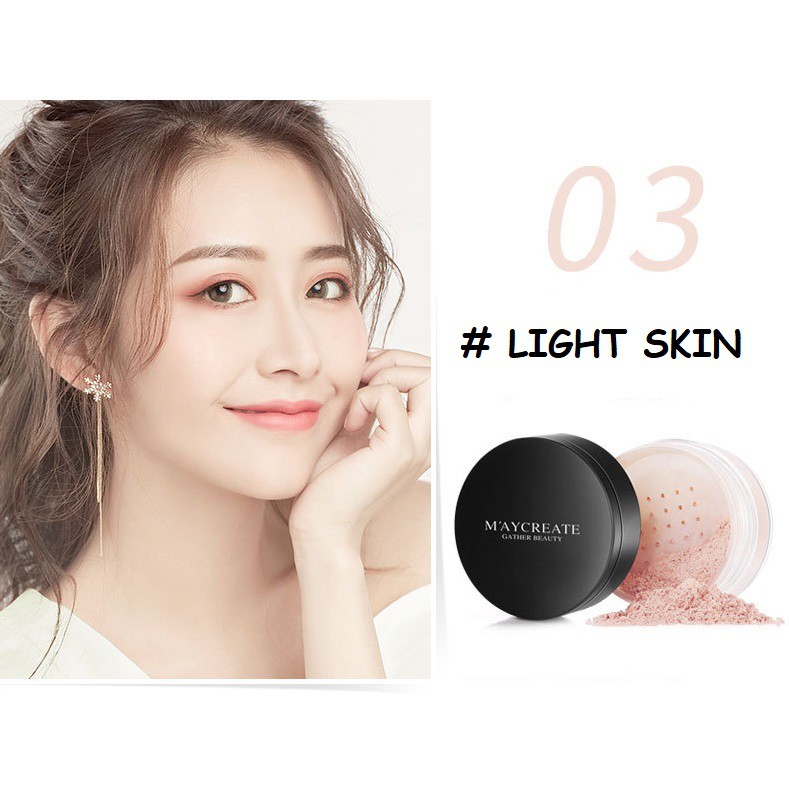 Jual MAYCREATE BRIGHT POWDER / BEDAK TABUR MAYCREATE | Shopee Indonesia