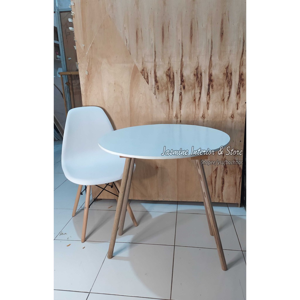 Jual Meja Bulat Minimalis, Caffe, milenial | Shopee Indonesia