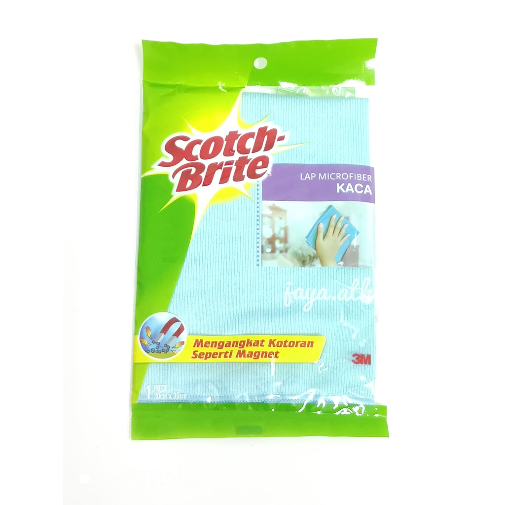 Jual KAIN LAP PEMBERSIH KACA MIKROFIBER SCOTCH BRITE ID-81 MICROFIBER ...