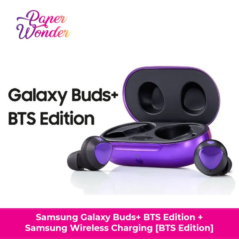 Jual Samsung Galaxy Buds+ BTS Edition + Wireless Charging Garansi Resmi ...