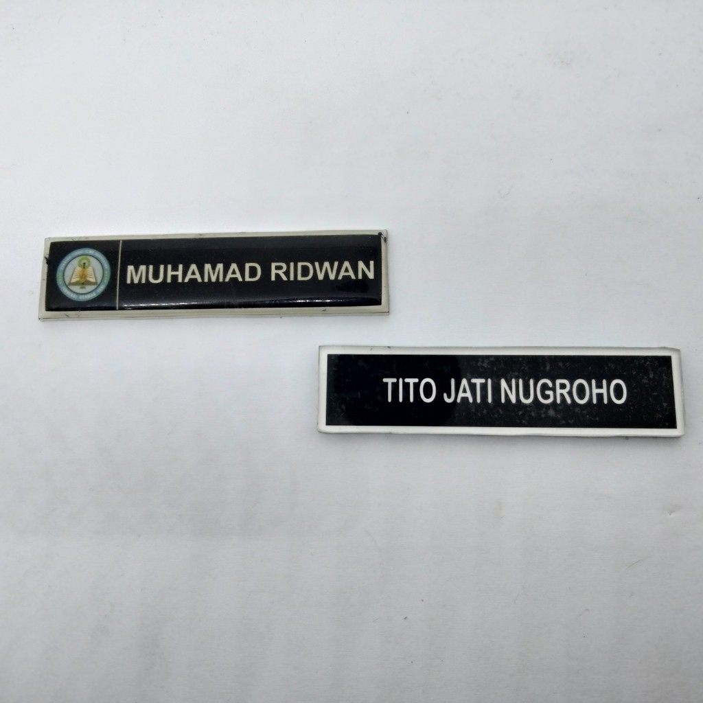Jual NAME TAG / PAPAN NAMA COSTUM TANPA MINIMAL ORDER | Shopee Indonesia