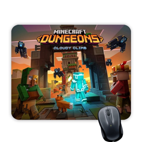 Jual Minecraft Dungeon Cloudy Mouse Pad Alas Mouse Custom | Shopee ...