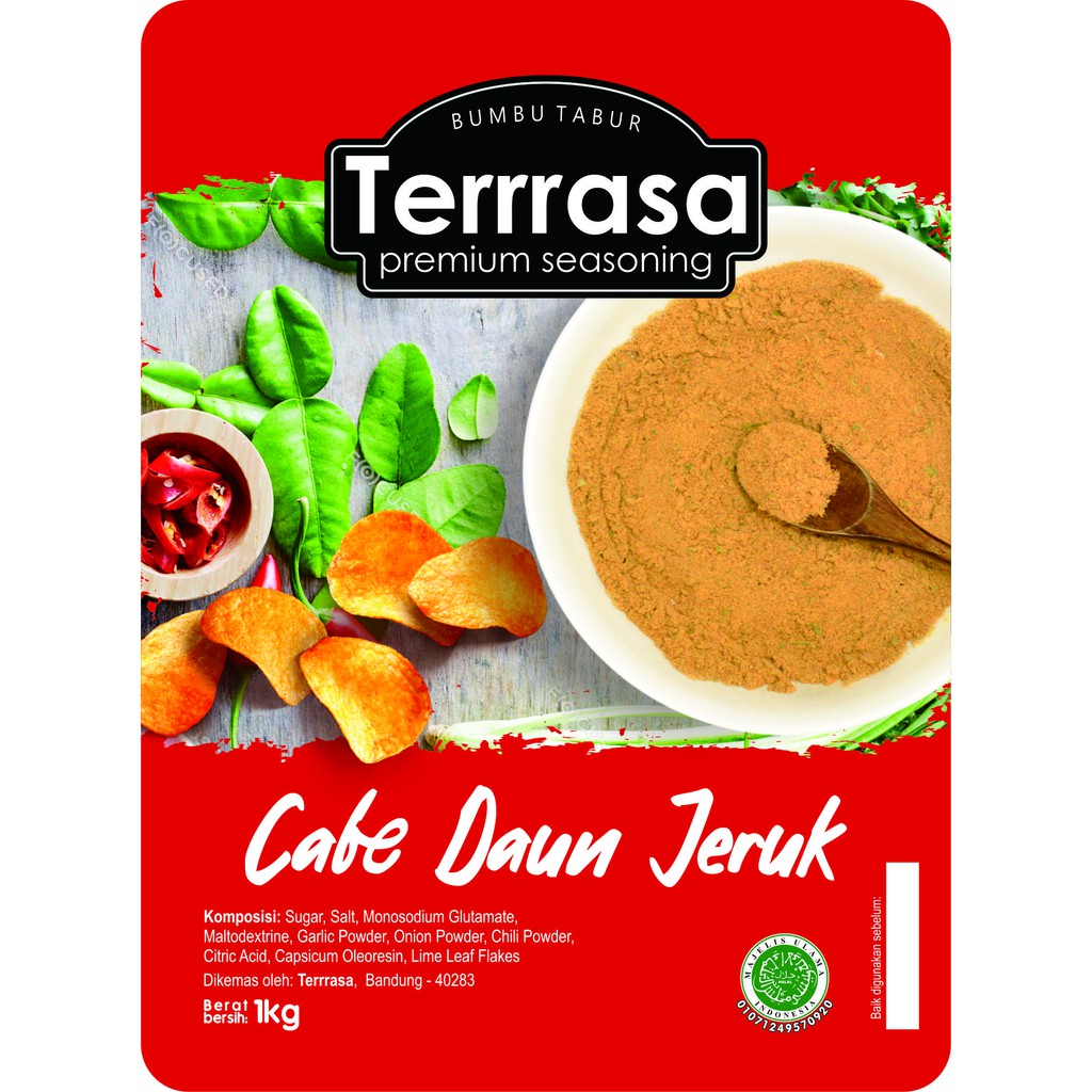 Jual Bumbu Tabur Terrrasa Rasa Cabe Daun Jeruk 1kg Perasa Keripik ...