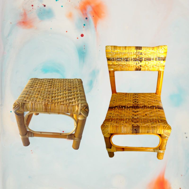 Jual Kursi Meja Rotan Asli/Tempat Duduk Rotan | Shopee Indonesia