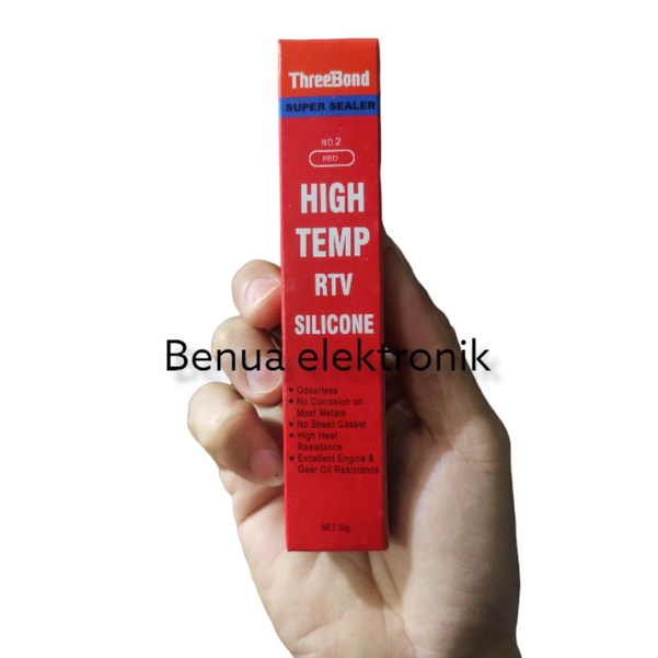 Jual Promo THREEBOND MERAH KECIL 30GR Super Sealer No. 2 Red Lem Gasket ...