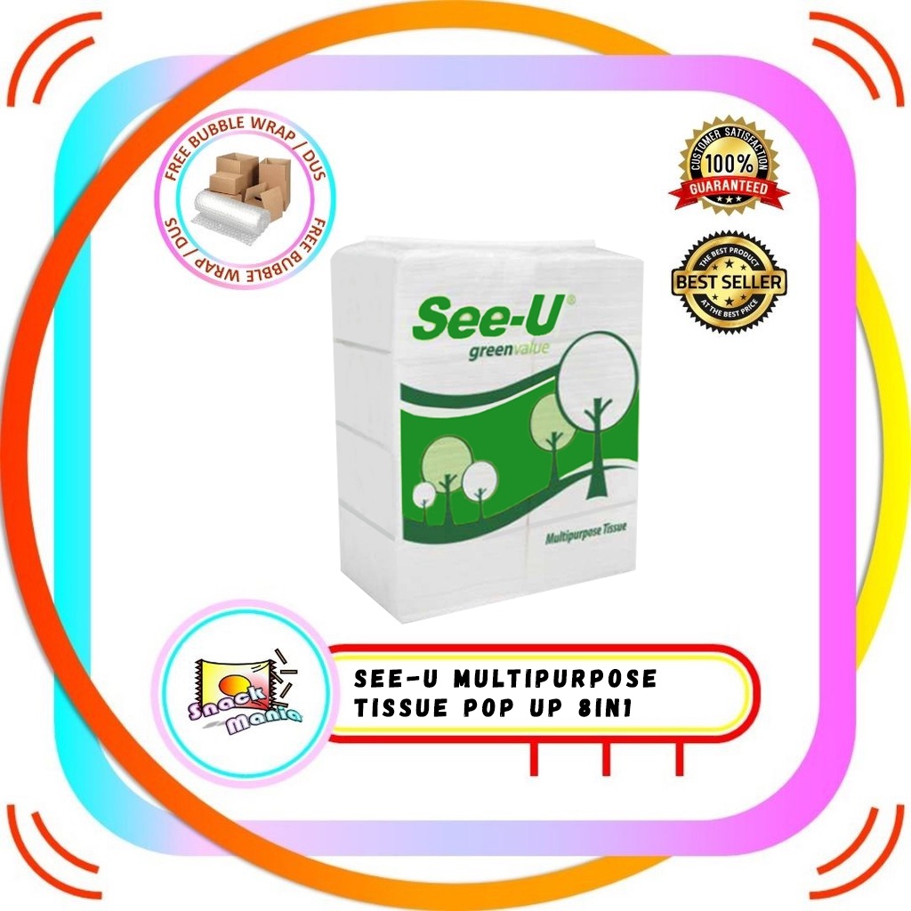 Jual SEE-U See U 8 in 1 Tissue Multipurpose Pop Up 8 in 1 Tisu Tisue ...