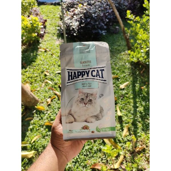 Jual happy cat skin and coat 300gr | Shopee Indonesia