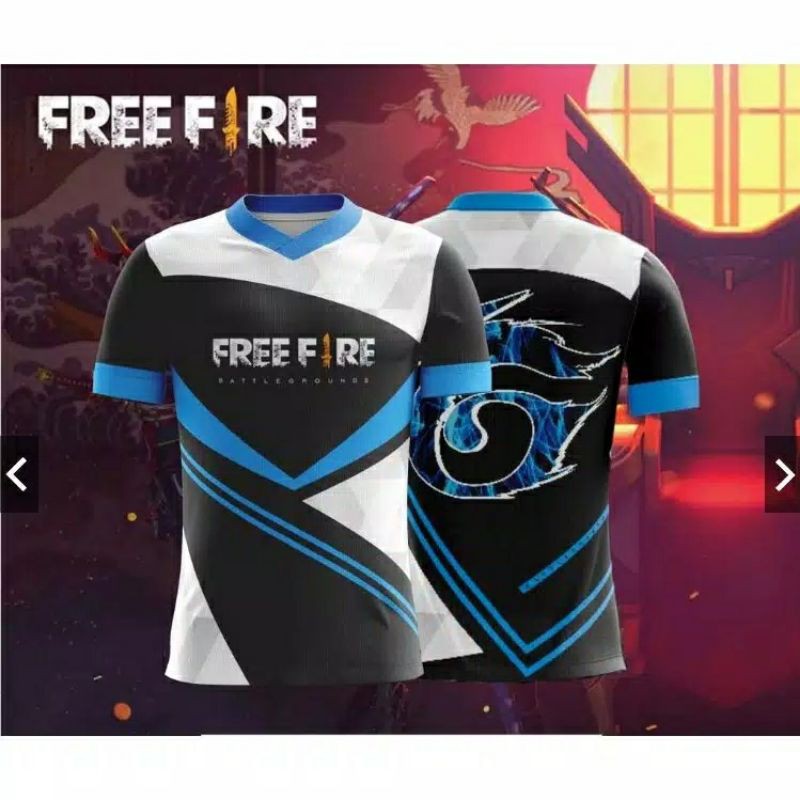 Jual Jersey Free Fire E Sports Model Terbaru(Bahan Sporty) | Shopee ...
