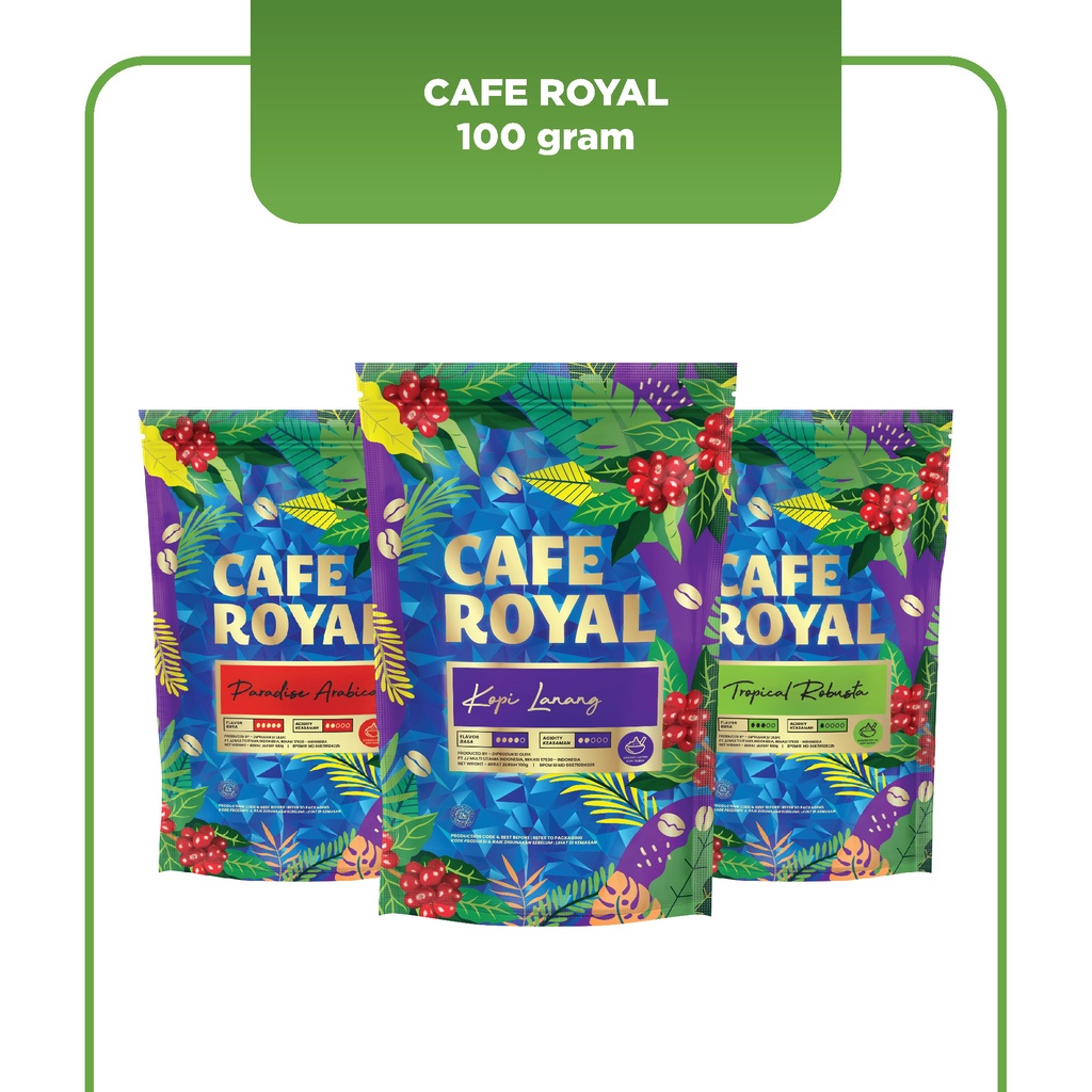 Jual Cafe Royal 100 gr ground coffee kopi bubuk by jj royal LANANG ...