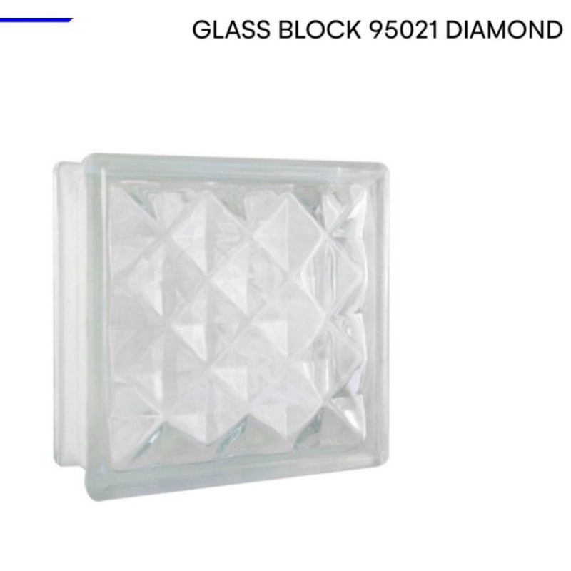 Jual Glass Block / gelas blok diamond 95021 | Shopee Indonesia
