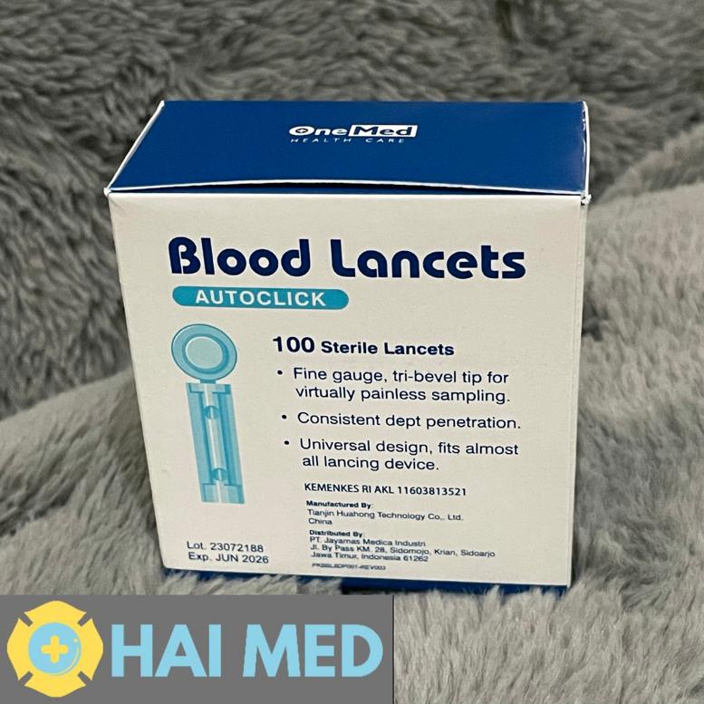 Jual lancets 28 G Onemed isi 100 | Shopee Indonesia
