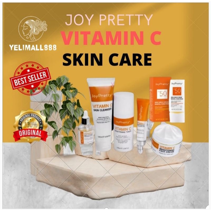Jual Joy Pretty Vitamin C Set Skincare Perawatan Pencerah Wajah ...