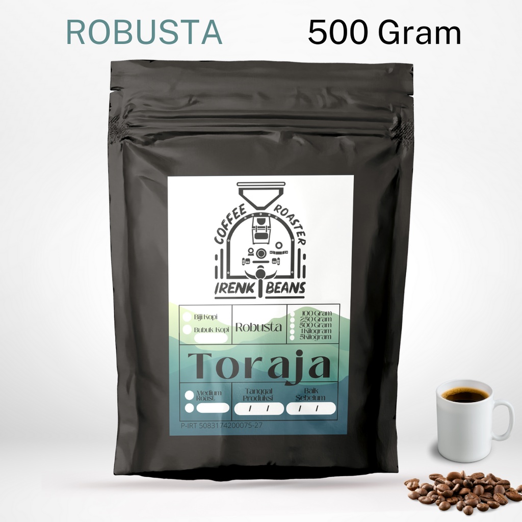 Jual Kopi Robusta Toraja 500g Biji Bubuk | Shopee Indonesia