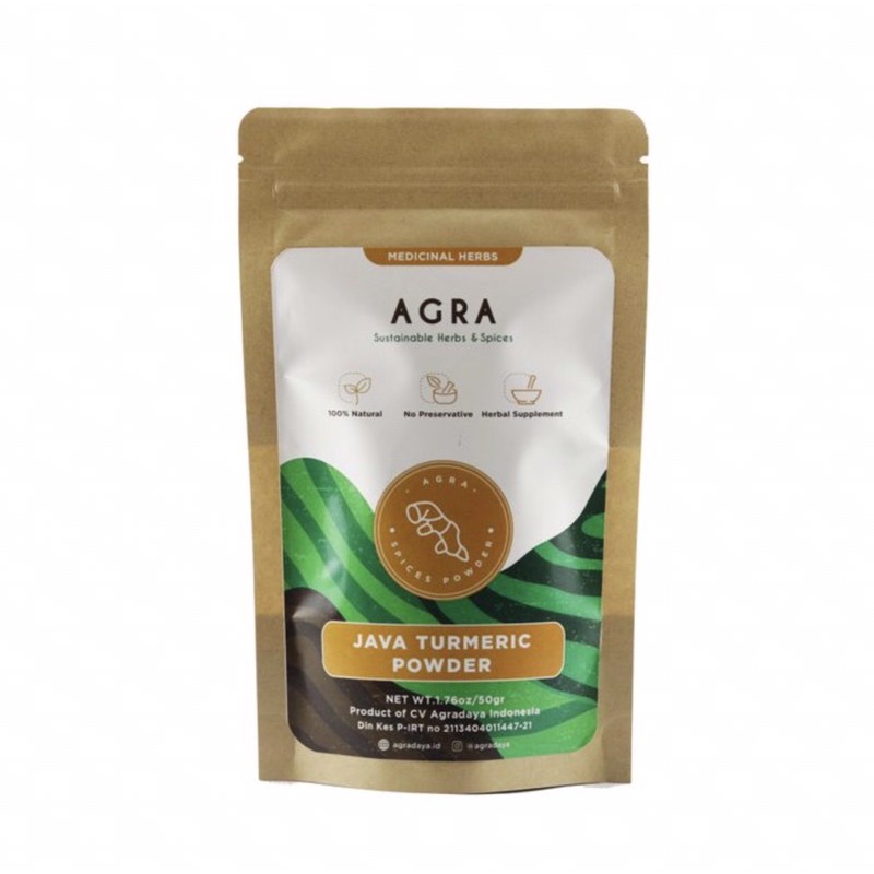 Jual Agradaya Java Turmeric Powder Drink Minuman Kesehatan Temulawak ...