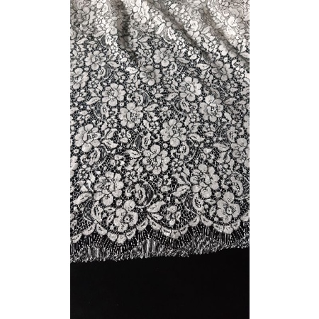 Jual Kain Bahan Brokat prada cornely katun High Quality ( 2 sisi) 1 ...