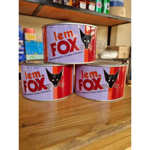 Jual Lem fox kuning 300 gram kaleng merah | Shopee Indonesia