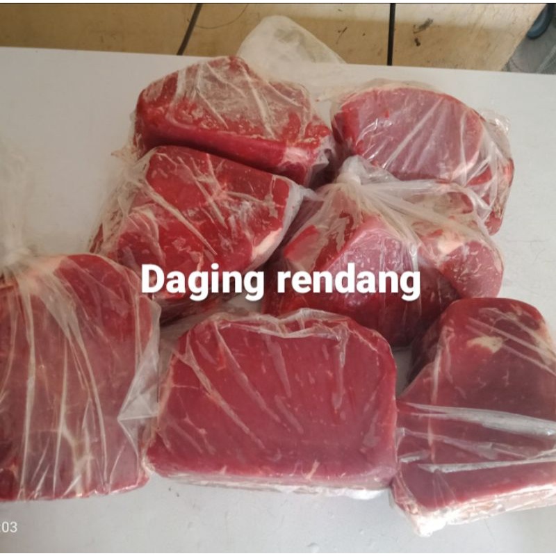 Jual DAGING RENDANG UTUH LOWFAT 1 kg (HALLAL) | Shopee Indonesia