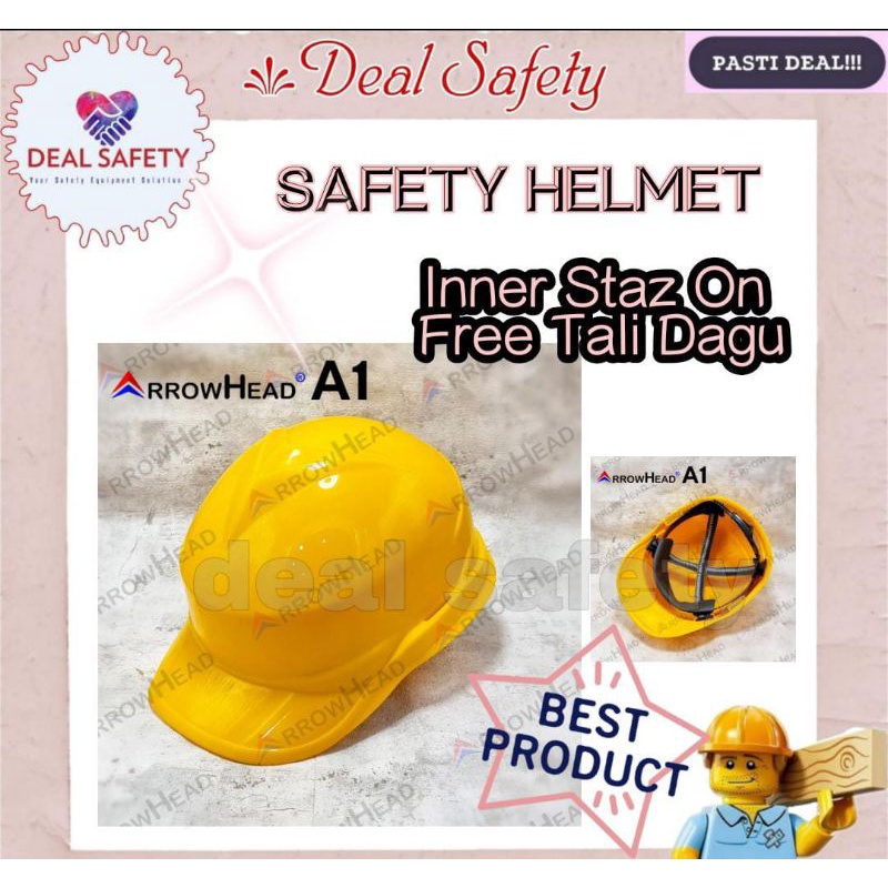 Jual Arrowhead A1 Helm Safety Proyek SNI Inner Staz-on | Shopee Indonesia