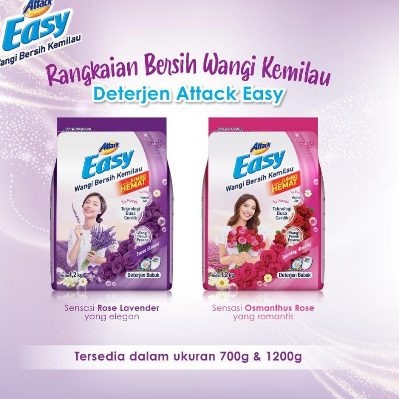 Jual Attack Easy Deterjen Bubuk 700 g | Shopee Indonesia