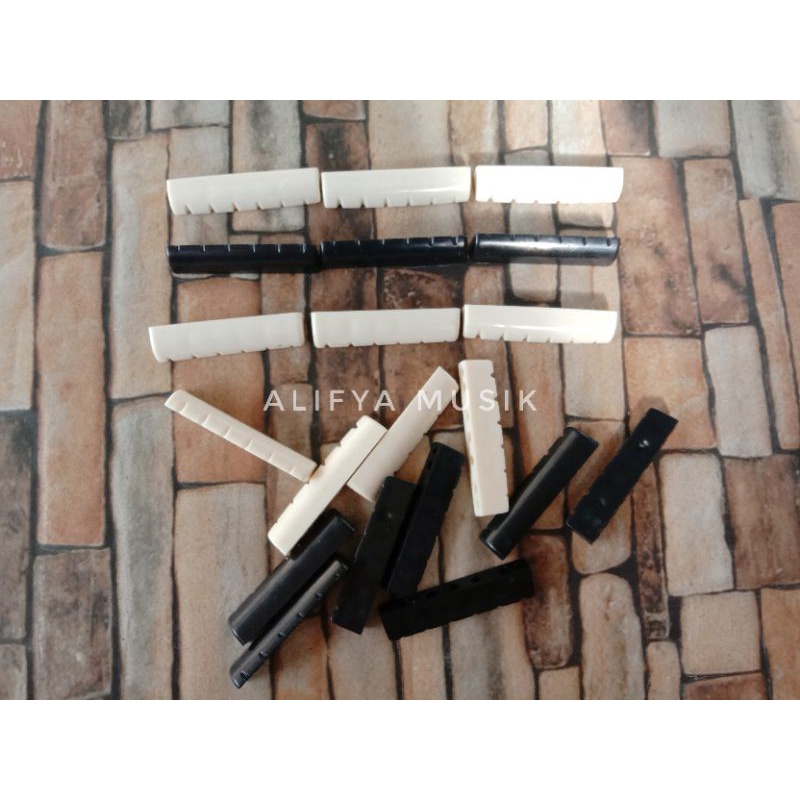 Jual NUT SADLE GITAR AKUSTIK TULANG PENYANGGAH SENAR GITAR BAGUS ...