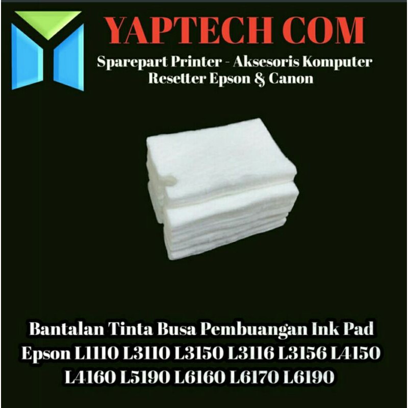 Jual Busa Bantalan Waste Ink Pad Epson L1110 Ink pad Printer L3110 ...