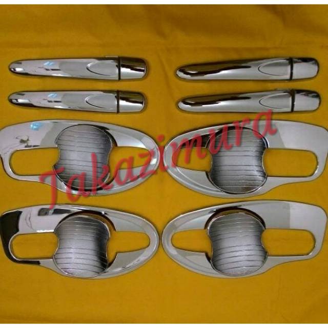 Jual Cover Handle Handel dan Outer / Mangkok Pintu Chrome Mobil Great all new Xenia 2012-2020 ...