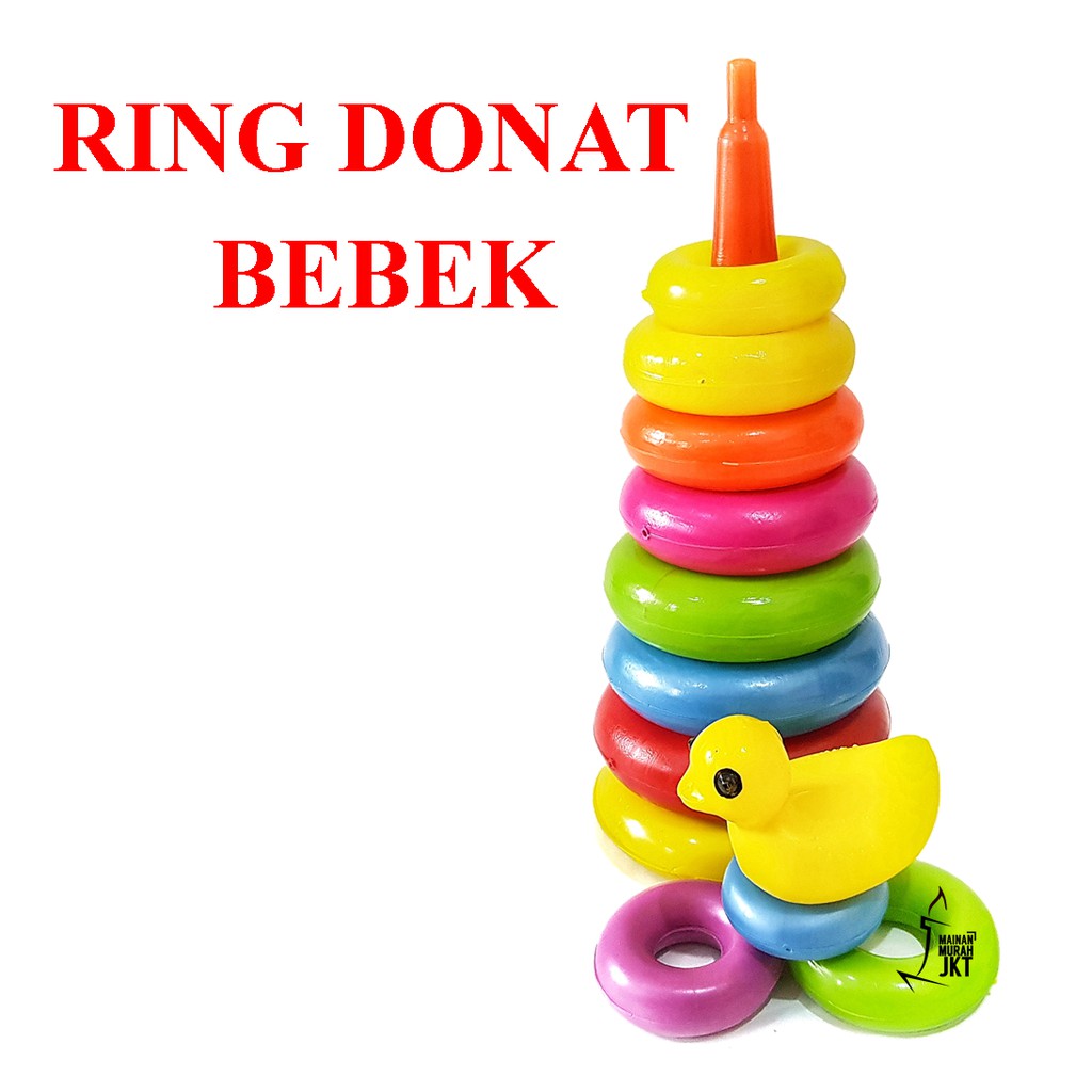 Jual MAINANKEI MAINAN EDUKASI ANAK MAINAN RING DONAT SUSUN MAINAN ...