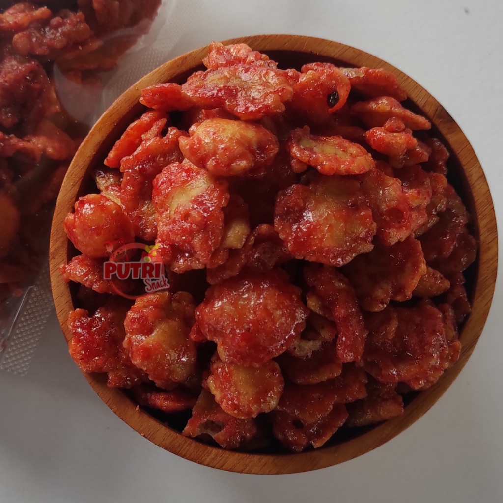 Jual Keripik Emping Melinjo 250gr Pedas Manis Kriuk | Shopee Indonesia