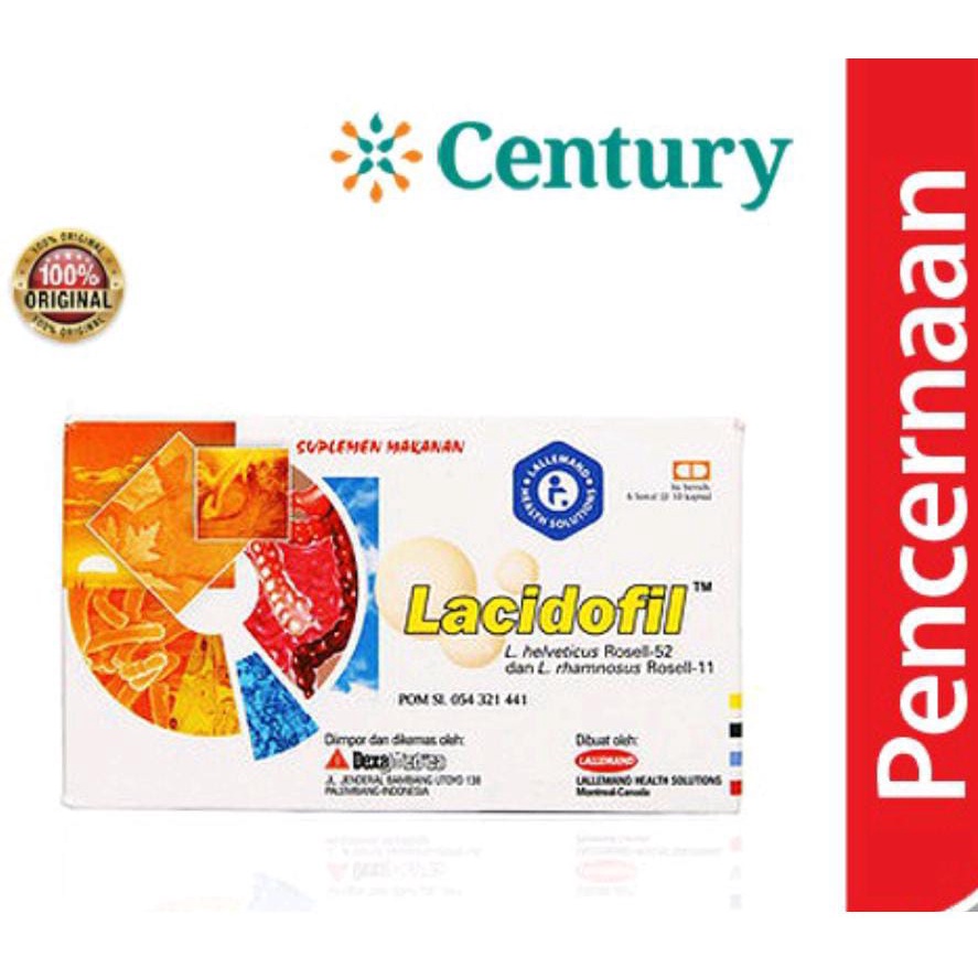 Jual Lacidofil 1 botol isi 10 kapsul/Probiotik/Suplemen pencernaan ...