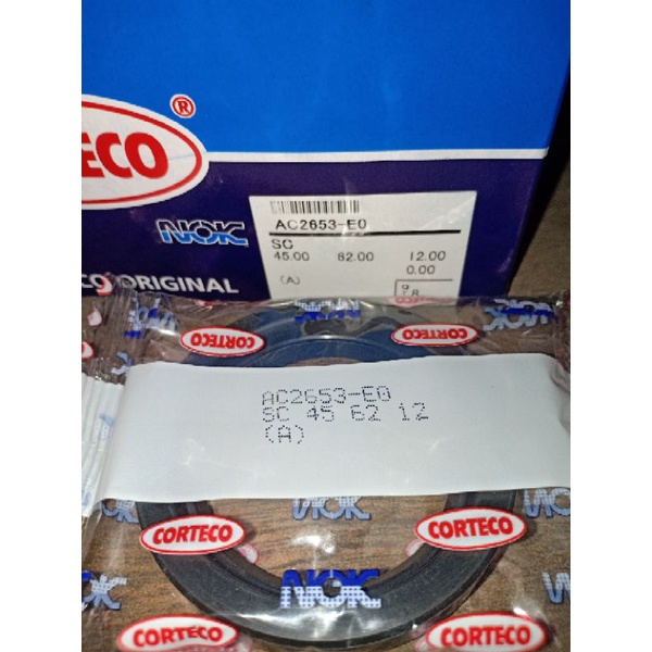 Jual oil seal SC 45 62 12 merk NOK ASLI 45x62x12 | Shopee Indonesia