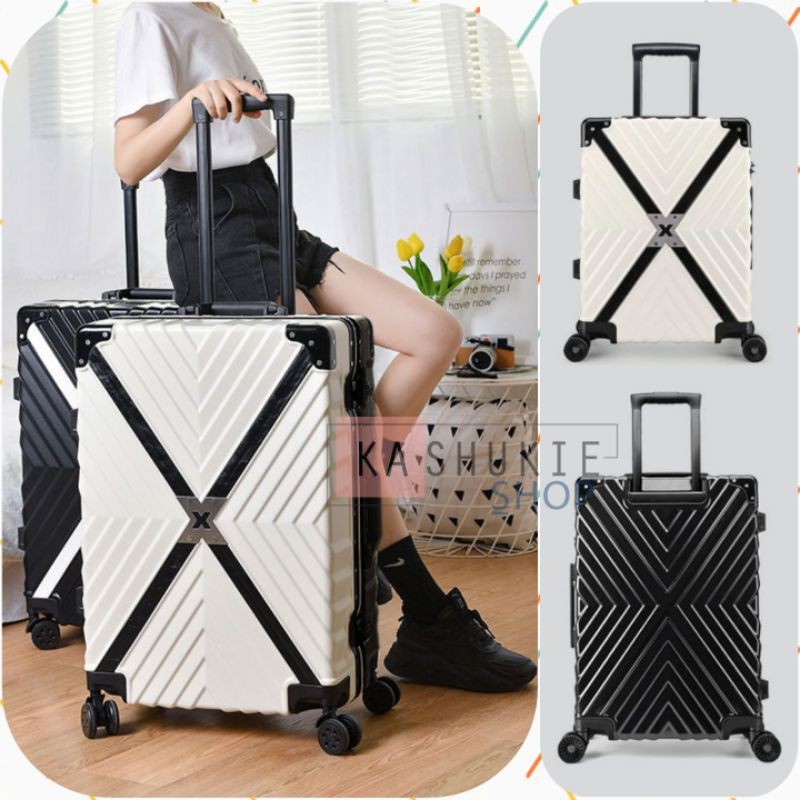 Jual Koper Kabin 20 Inch Alumunium Frame + Polycarbonate No Zipper TSA ...