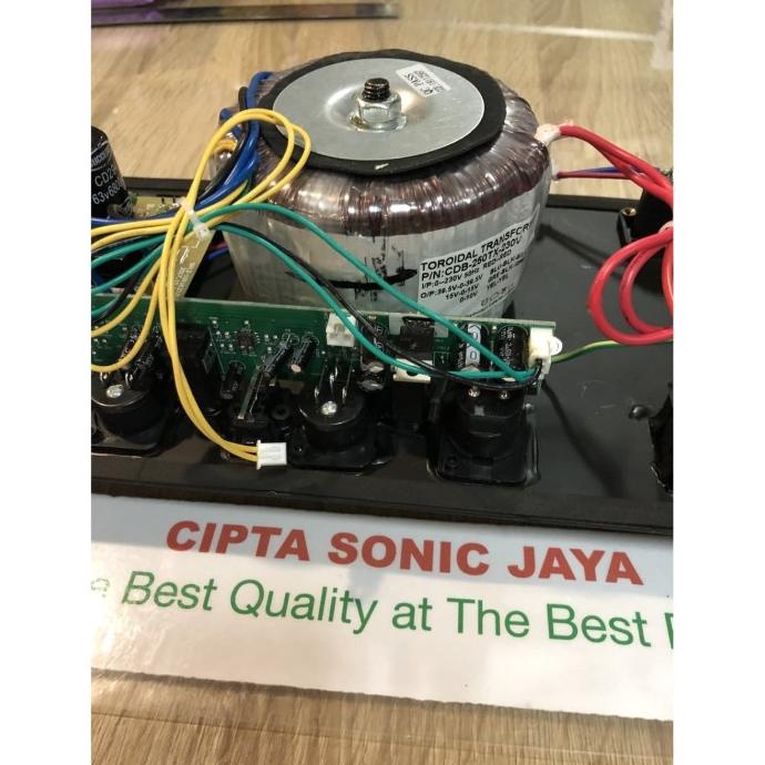 Jual Kit Mesin Power Amplifier Aktif Polos Hitam 16 Cm X 38 Cm Pendek ...