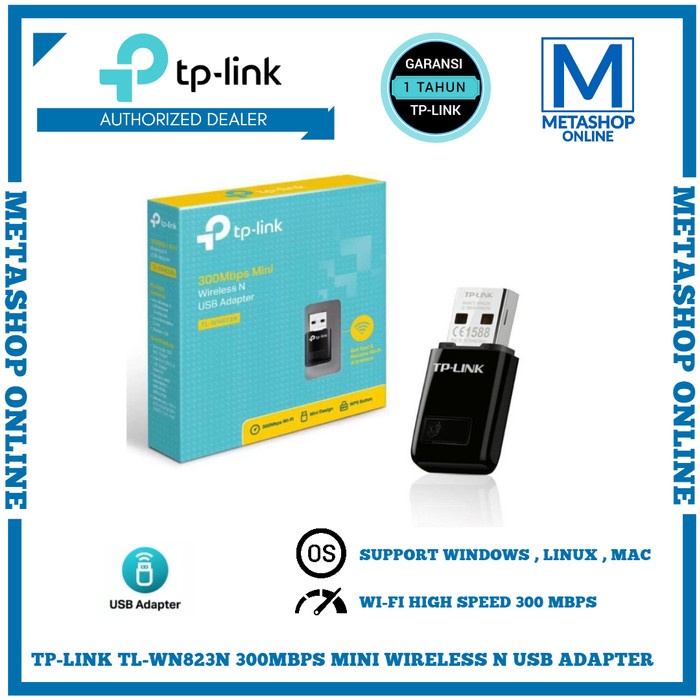 Jual TP-LINK TL-WN823N 300Mbps Mini Wireless N USB Adapter WiFi TPLINK | Shopee Indonesia